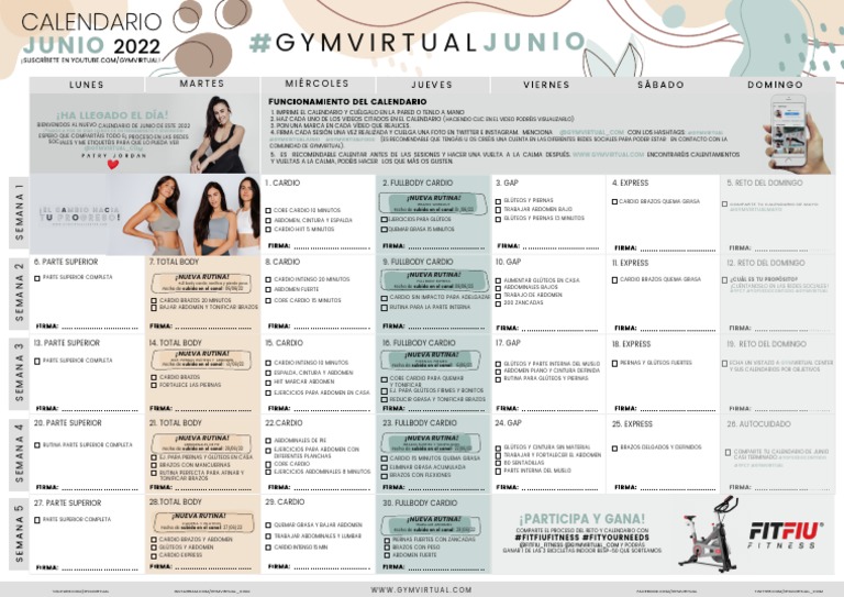 Calendario 2022 Junio Interactivo 1 | PDF