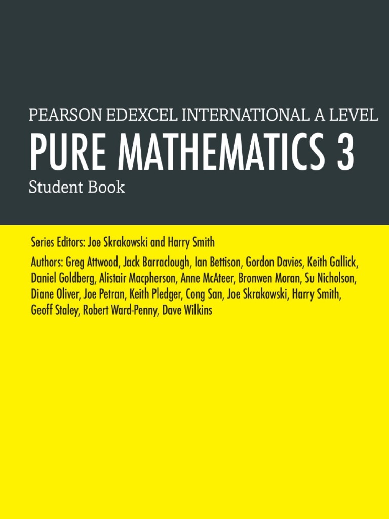 IAL P3 Textbook | PDF