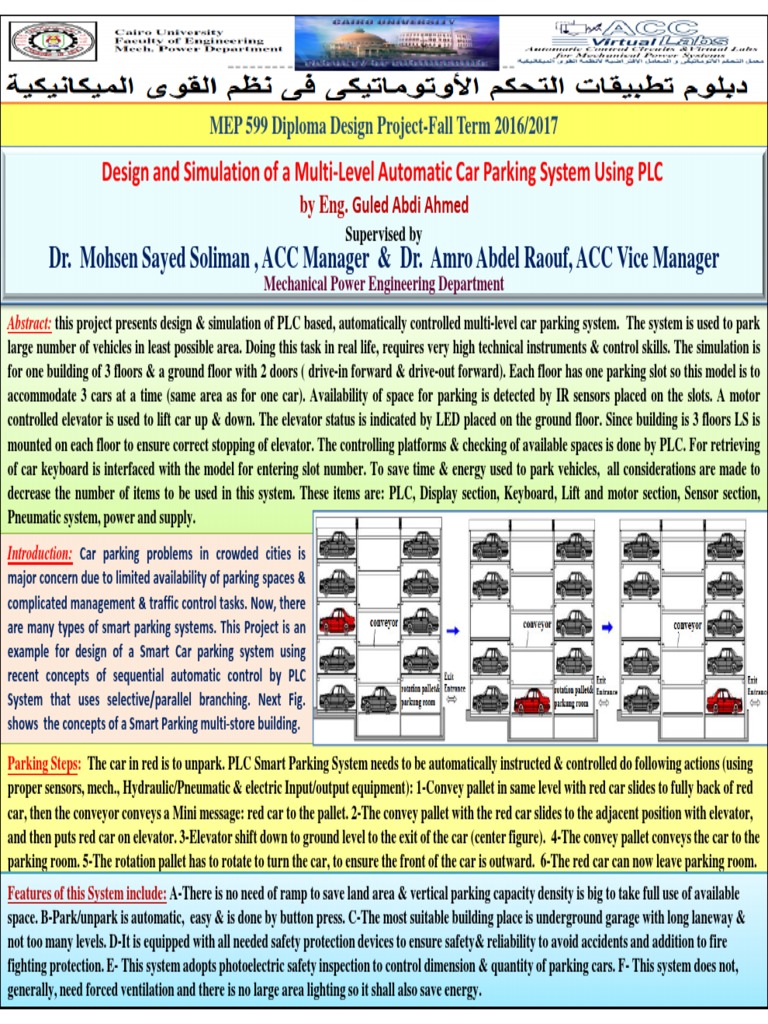 Design and Simulation of A Multi-Level Automatic Car Parking System ...