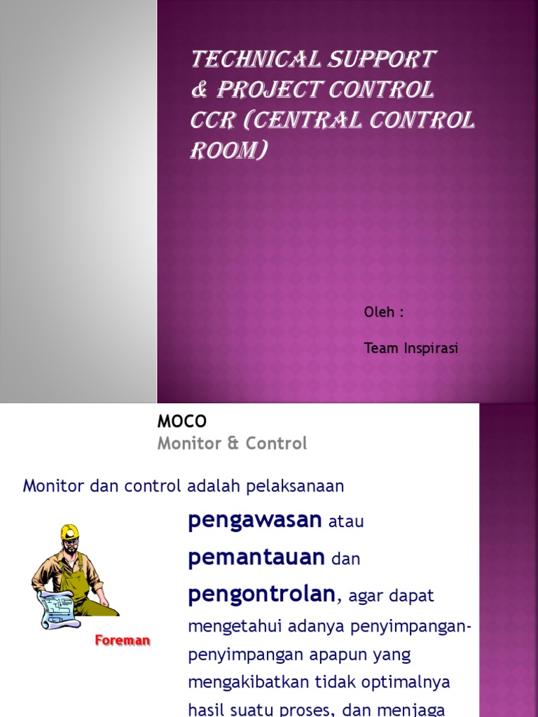 CCR Production Monitoring & Control | PDF
