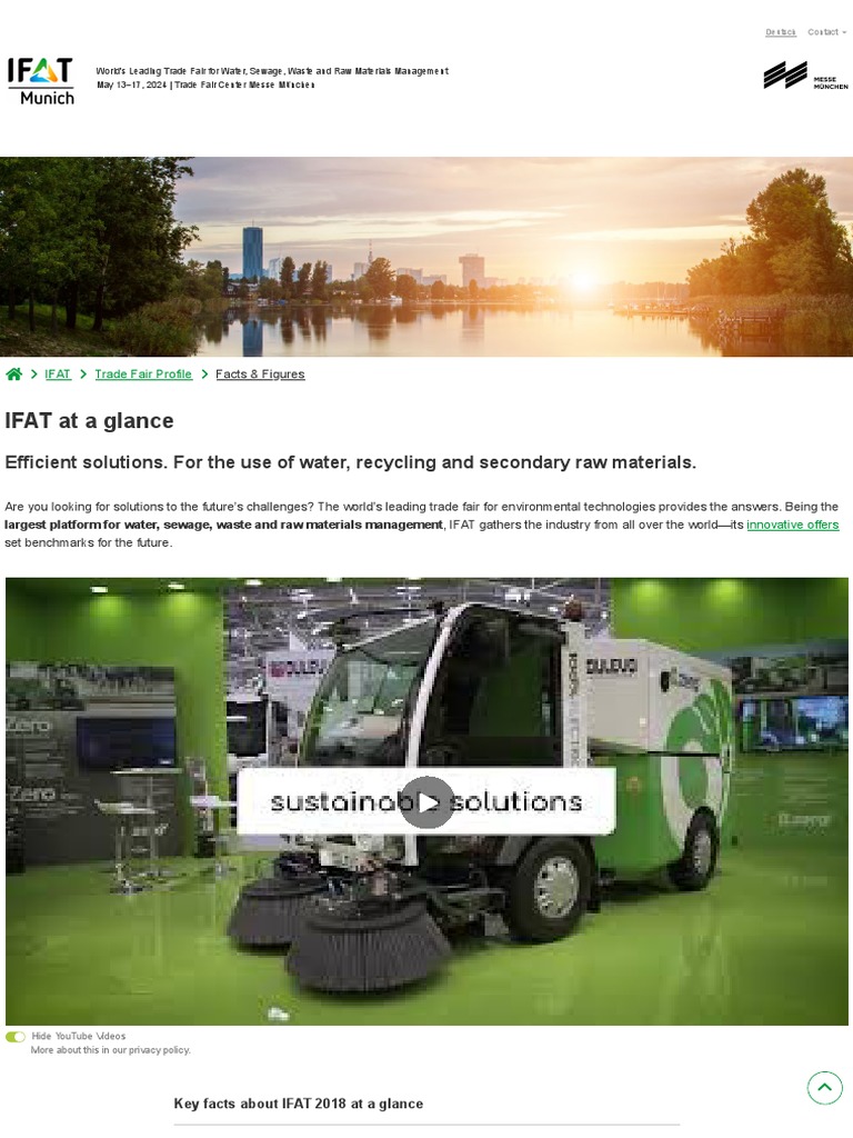 IFAT 2024: Global Environmental Solutions | PDF | Sustainability | Waste