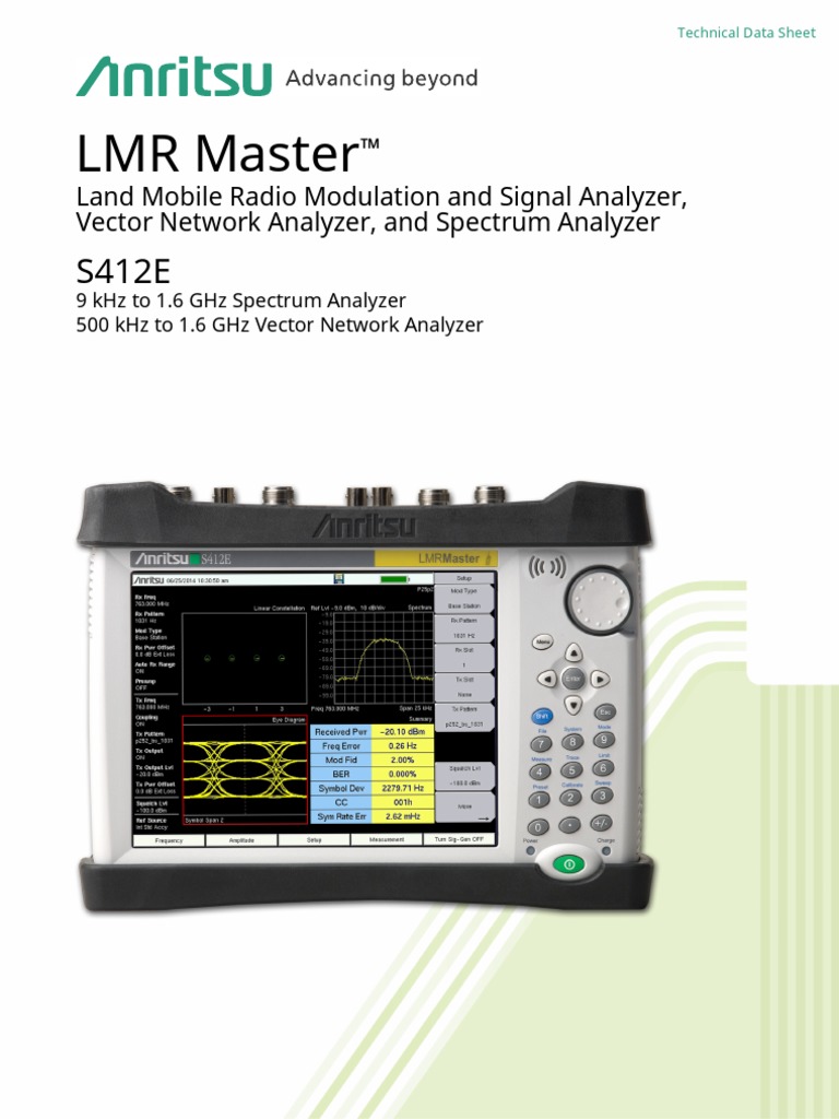 LMR Master: Land Mobile Radio Modulation and Signal Analyzer, Vector ...