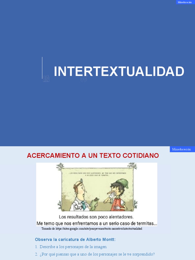 La Intertextualidad | PDF | Intertextualidad | Cognición