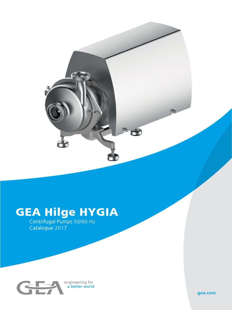 Gea Hilge Hygia | PDF | Pump | Stainless Steel