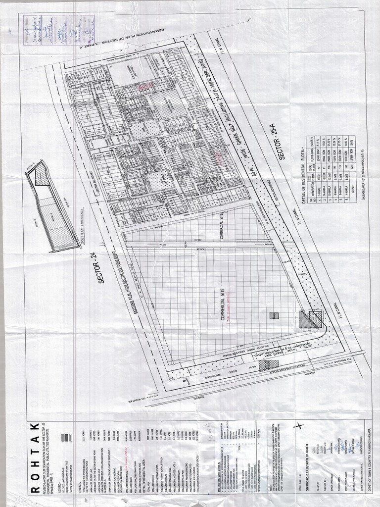 Sector 25 Rohtak Map | PDF