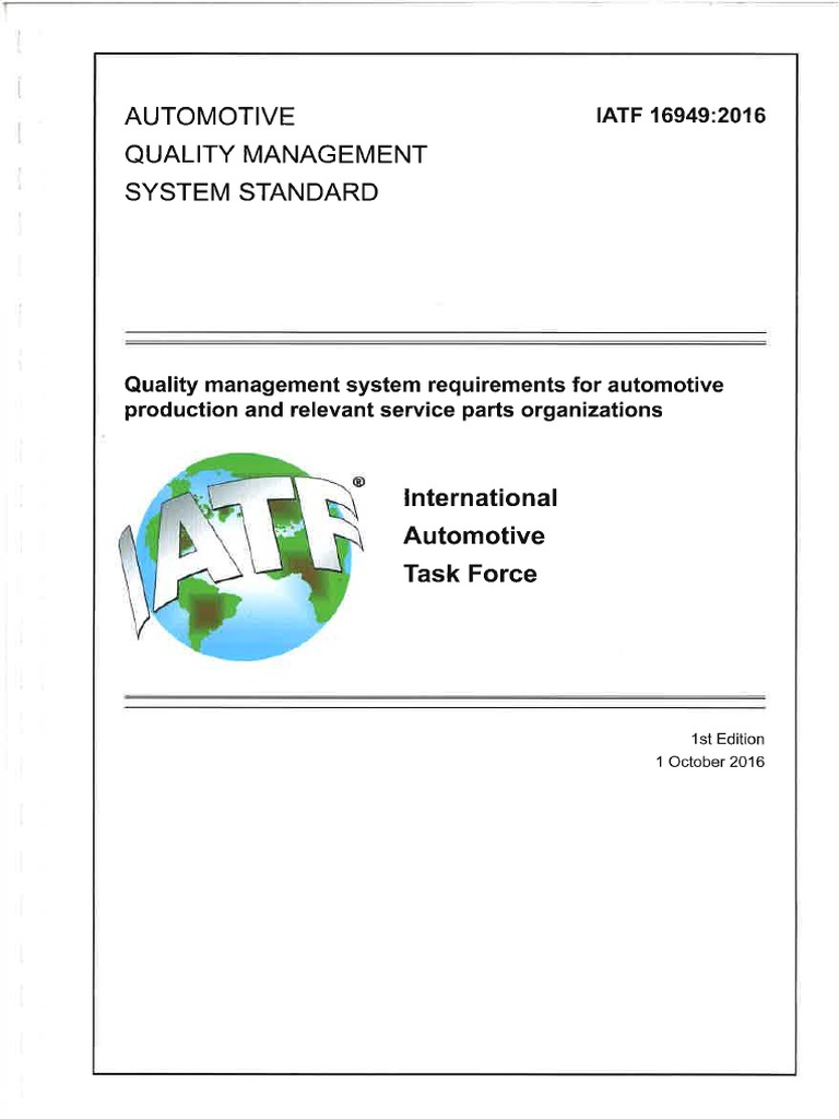 Iatf 16949 - 2016 - en | PDF
