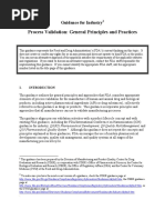 Guidance For Industry: Process Validation: General Principles and ...
