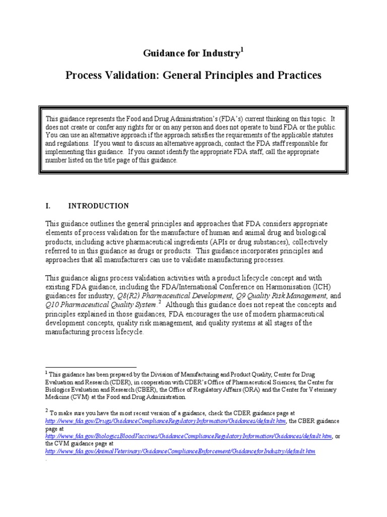 Process-Validation - General-Principles-and-Practices-4 | PDF | Food ...