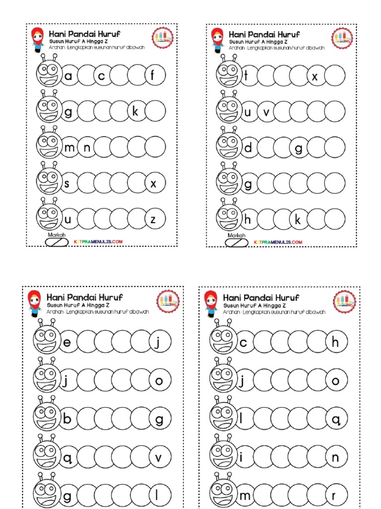 Susun Abc Huruf Kecil | PDF