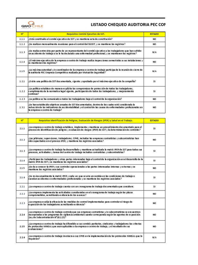 Cronograma de Actividades Pec | PDF | Auditoría | Business