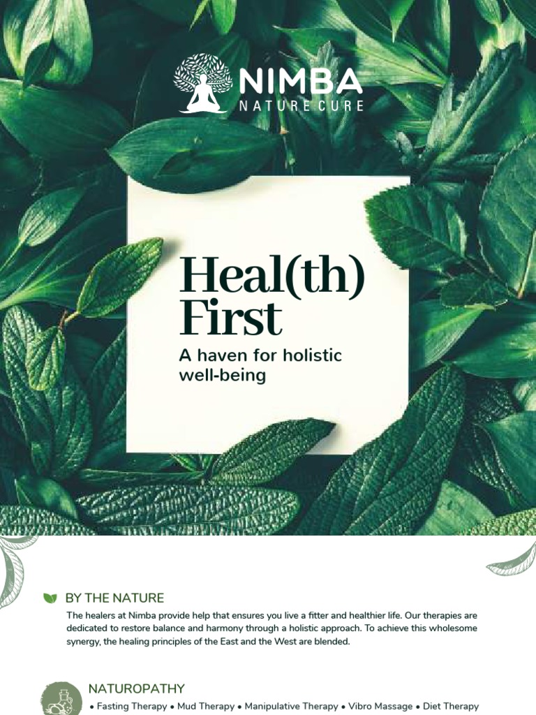 Nimba Brochure | PDF | Massage | Ayurveda