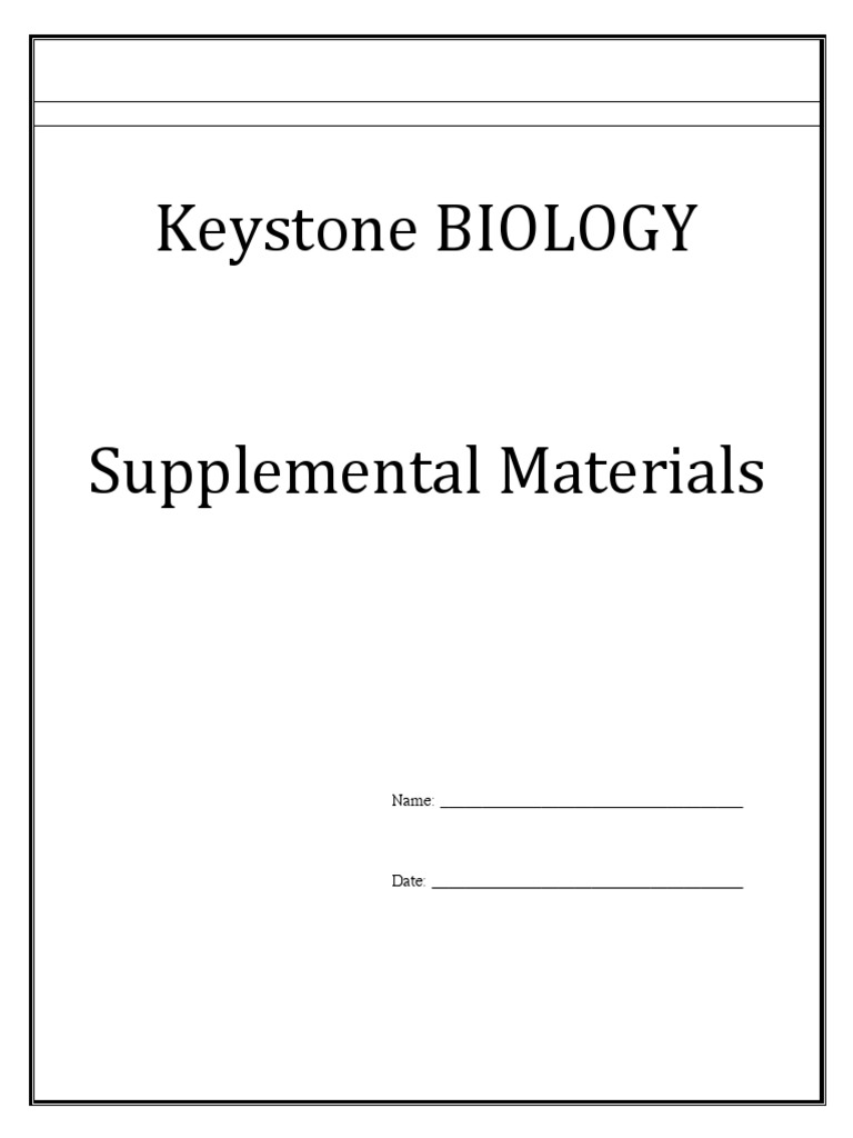 Keystone Biology Review | PDF | Meiosis | Mitosis