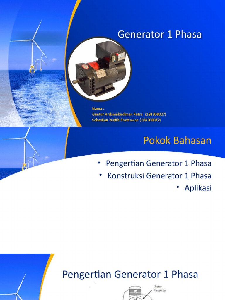 Generator 1 Fasa | PDF