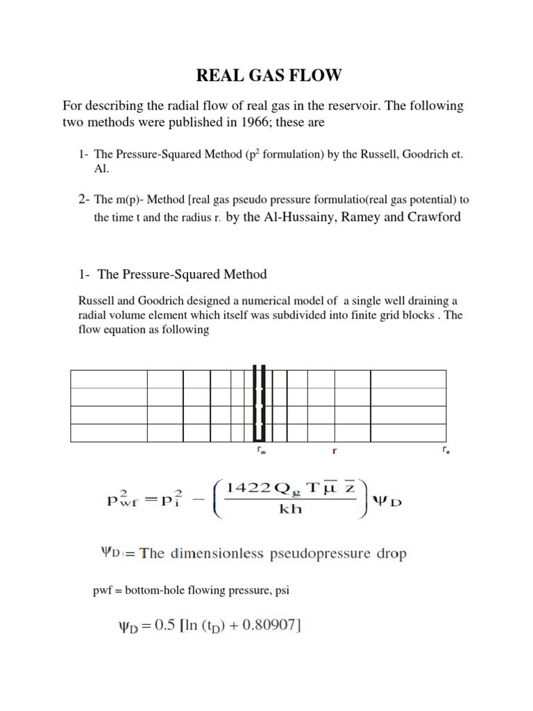 7 Real Gas Flow | PDF