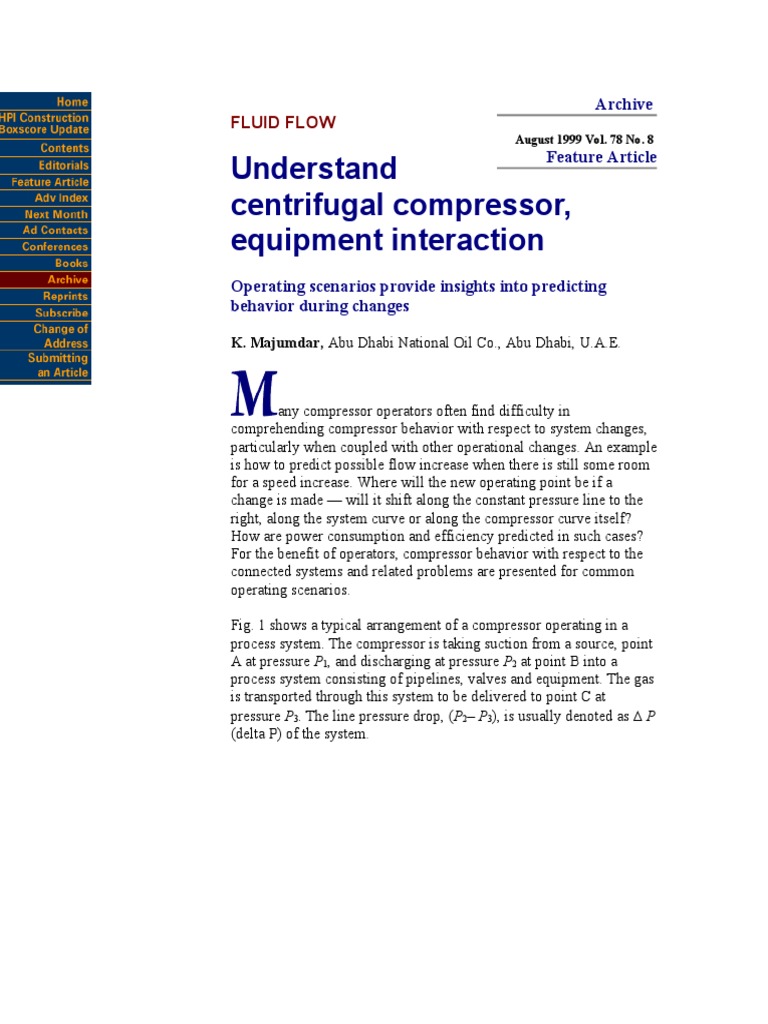 Fundamentals of Compressor | PDF | Pump | Fluid Dynamics