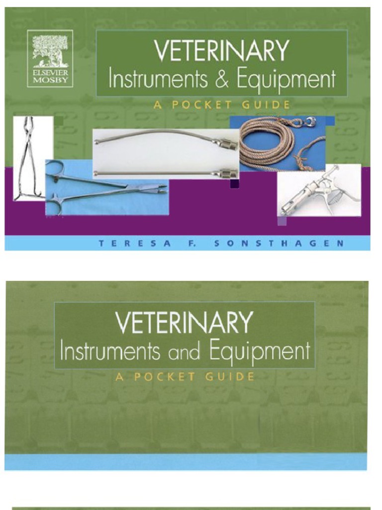 Veterinary Instruments and Equipment-A Pocket Guide | PDF