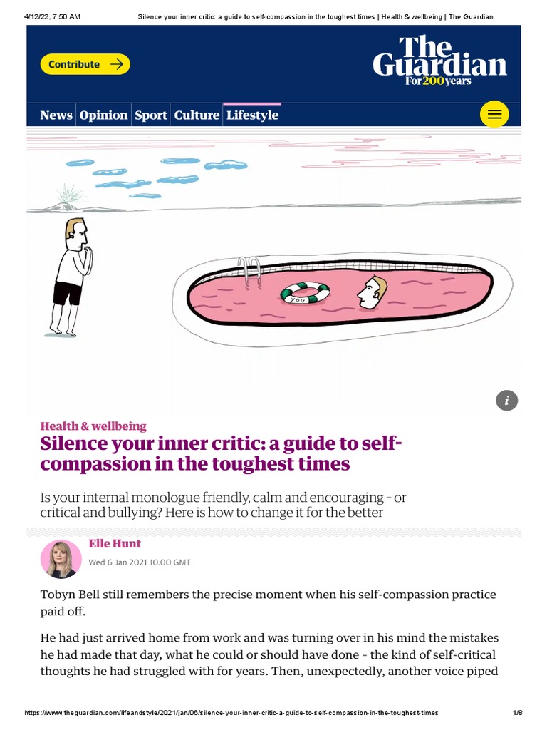 Silence Your Inner Critic - A Guide To Self-Compassion in The Toughest ...