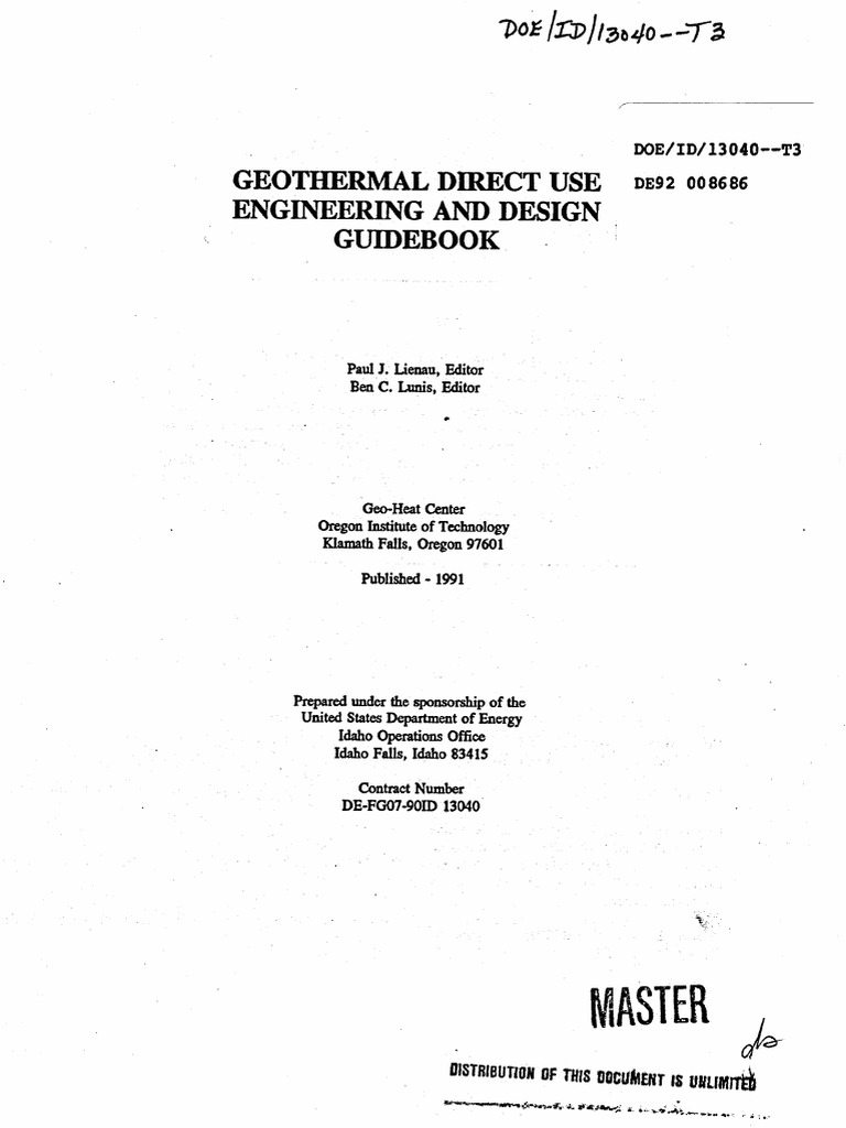 Geothermal Direct Use-2 | PDF | Heat Pump | Geothermal Energy