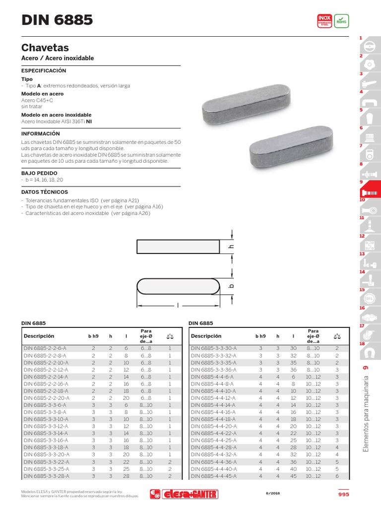 Din 6885 | PDF | Acero