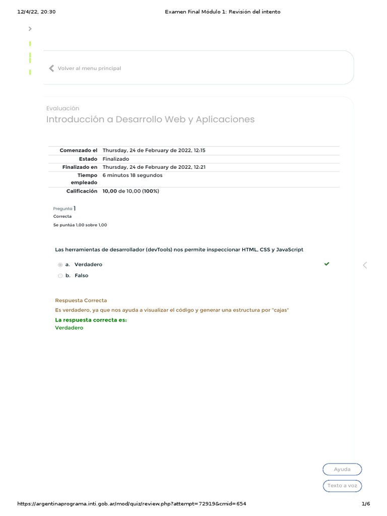 Revisión completa de un examen final sobre conceptos básicos de ...