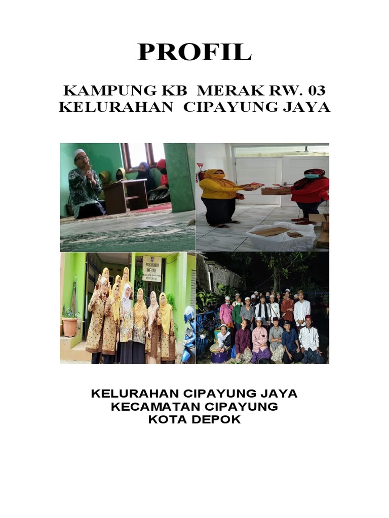 Profil Kp. KB RW 3 Cip. Jaya New | PDF | Ilmu Sosial