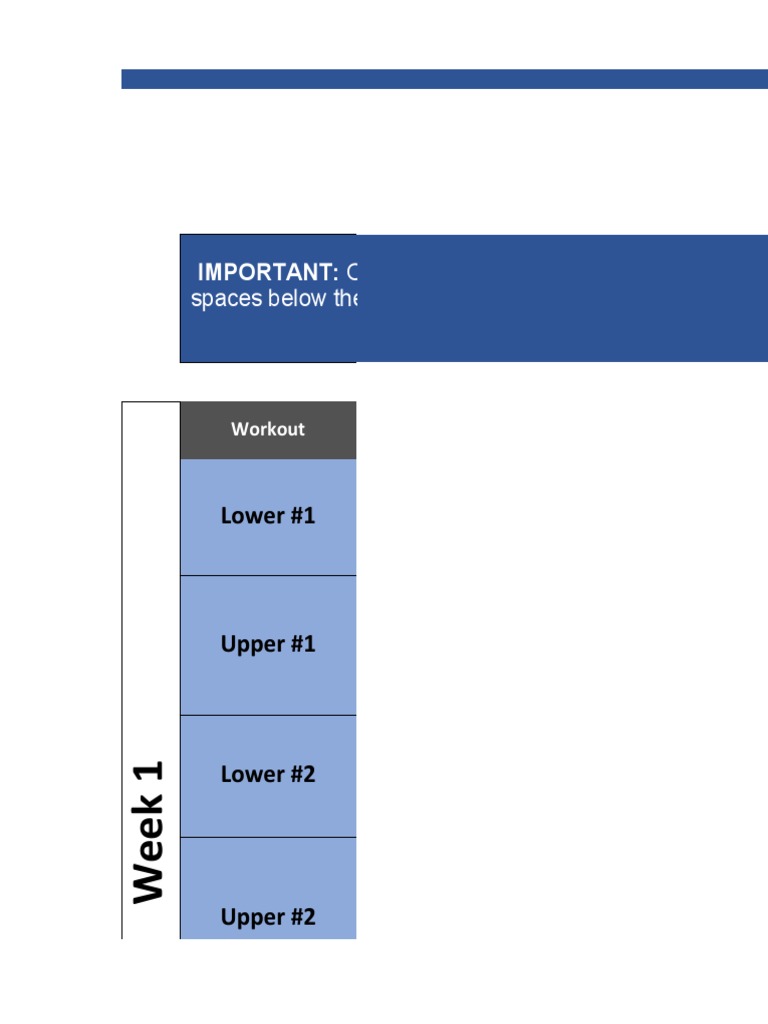 Upper Lower Program - 6x | PDF | Weight Training | Physical Exercise