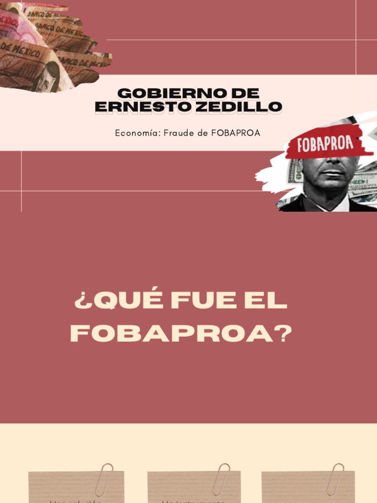 El Fraude Del Fobaproa | PDF | Economias | Dinero