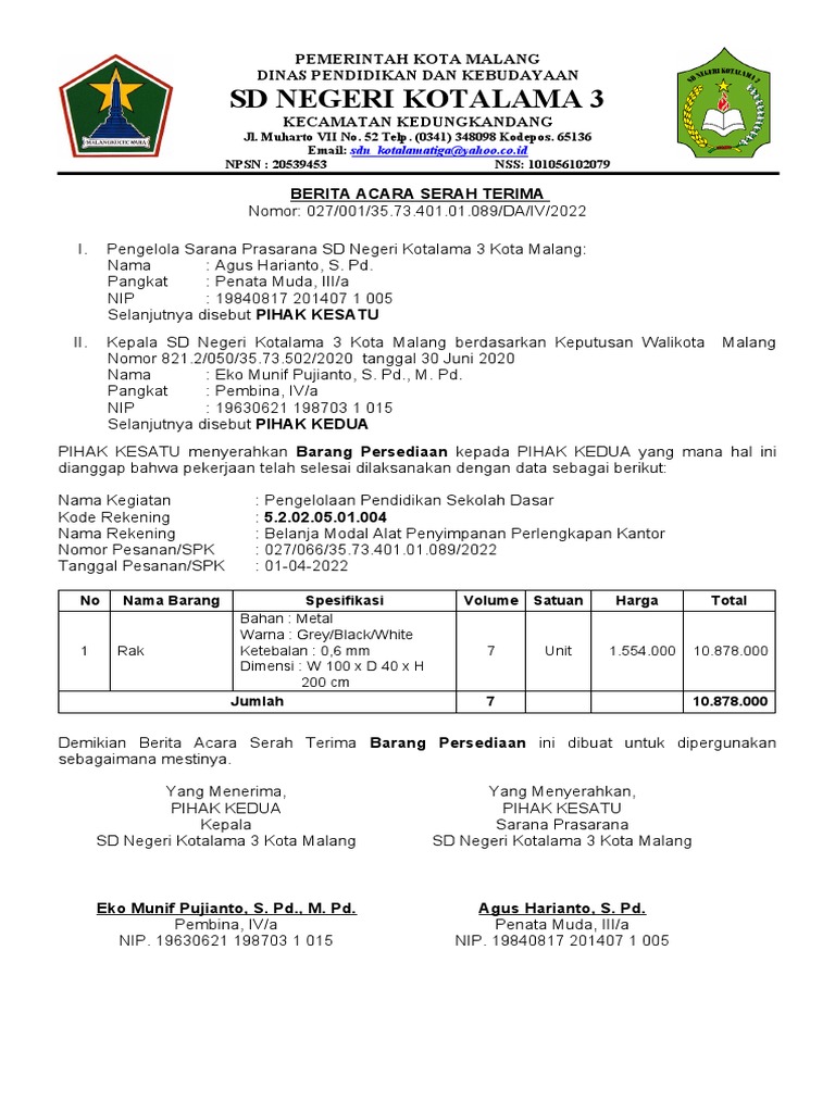 BAST 2022 Baru | PDF