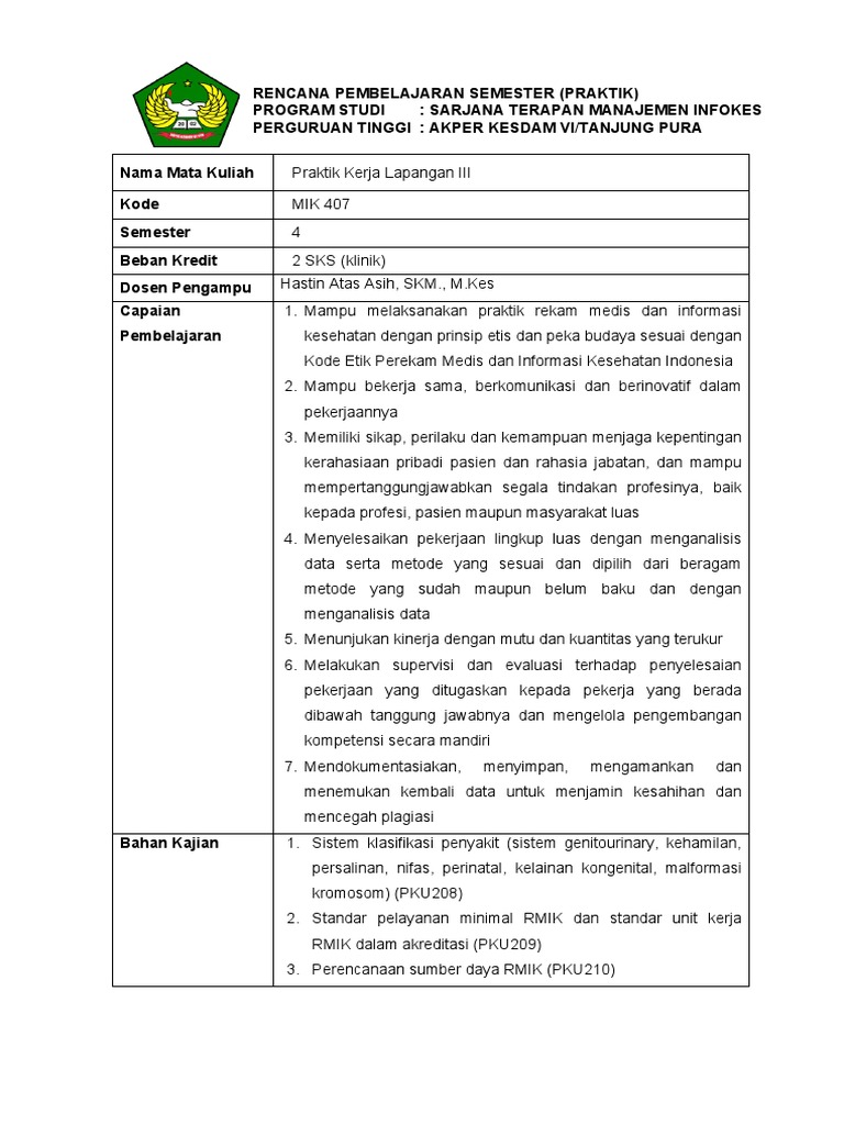 RPS PKL Iii SMT 4 | PDF