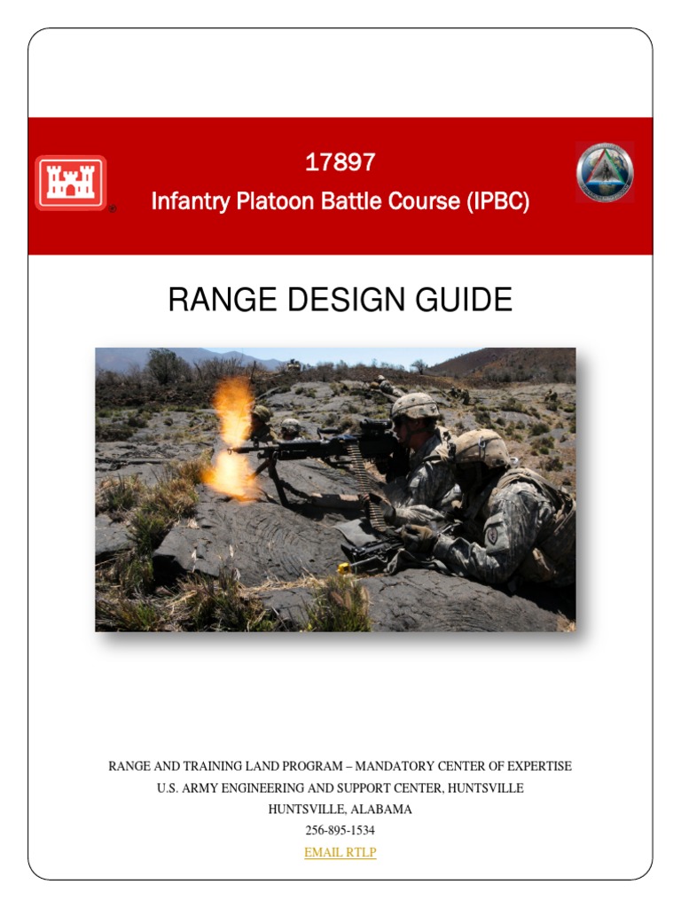 Range Design Guide: 17897 Infantry Platoon Battle Course (IPBC) | PDF ...