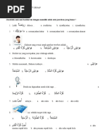 Soal Pts Bahasa Arab Kelas 3 Sem 1 | PDF