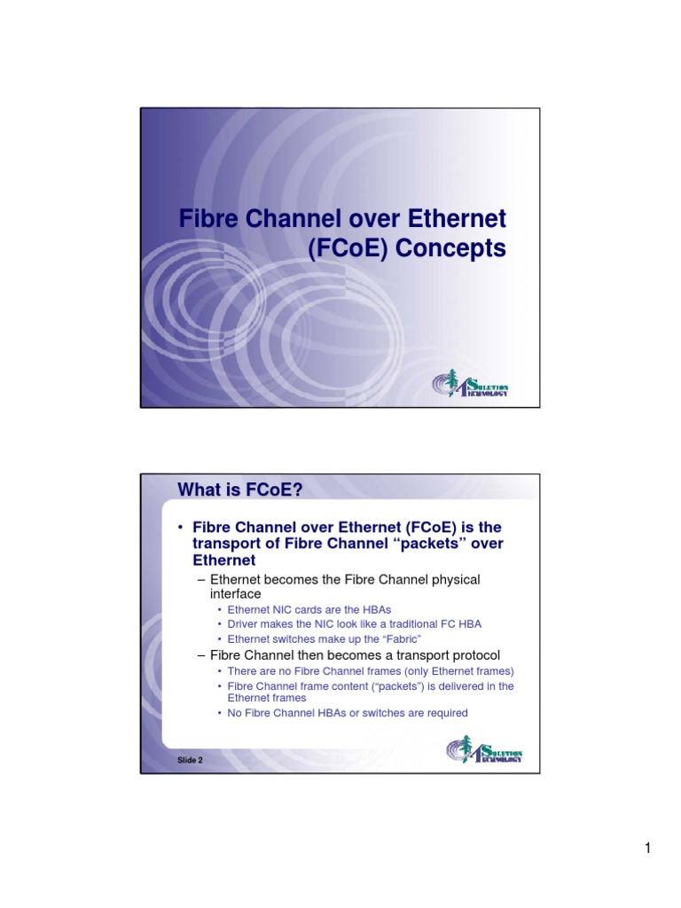 FCoE Concepts | PDF