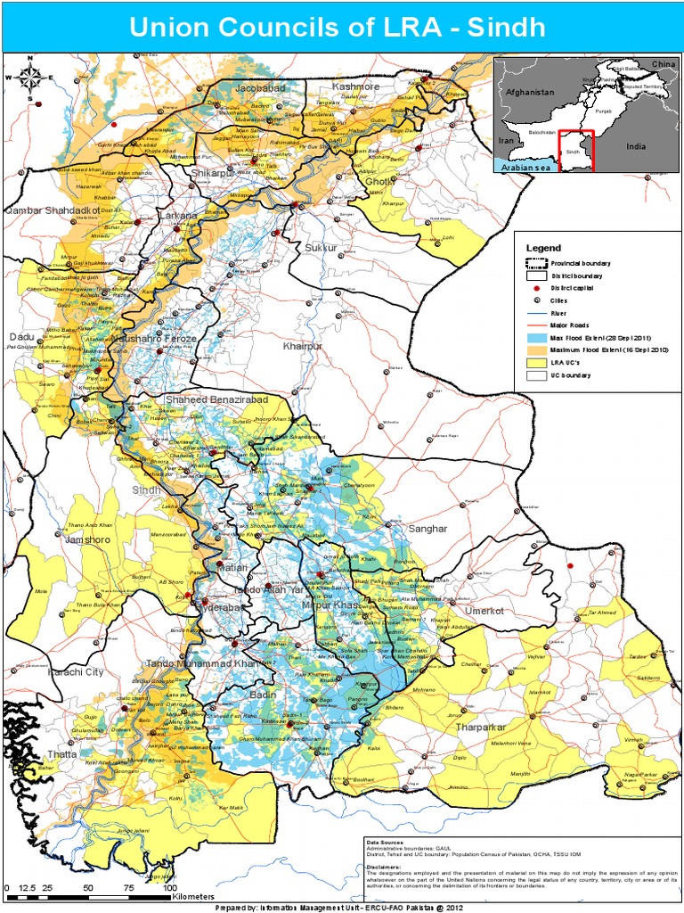 PAK2101 LRA Sindh Map v01 20120823 | PDF
