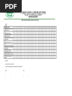 Formulir Monitoring Manajemen Linen Dan Laundry Harian | PDF