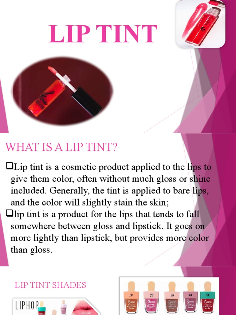 Lip Tint | PDF