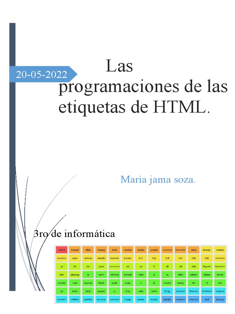 Tarea Realizada de Maria Jama | PDF | HTML | Internet y web