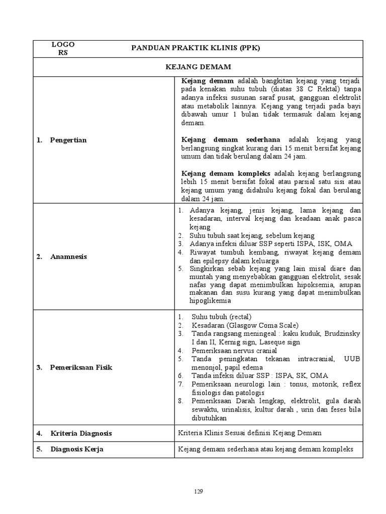 PPK, Pak, Paf, Pag, CP Kejang Deman | PDF