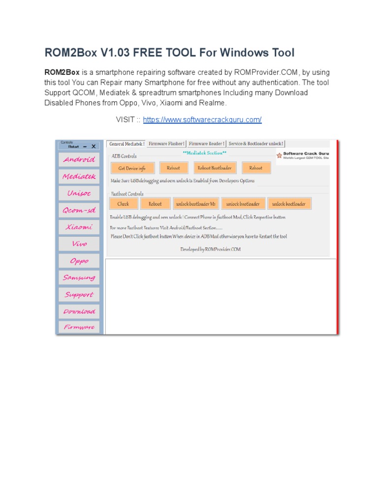 Rom2box v1.03 Free Tool For Windows Tool | PDF | Microsoft Windows ...