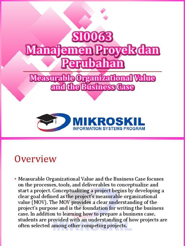 Bab 3 Measurable Organizational Value and The Business Case | PDF | Net ...