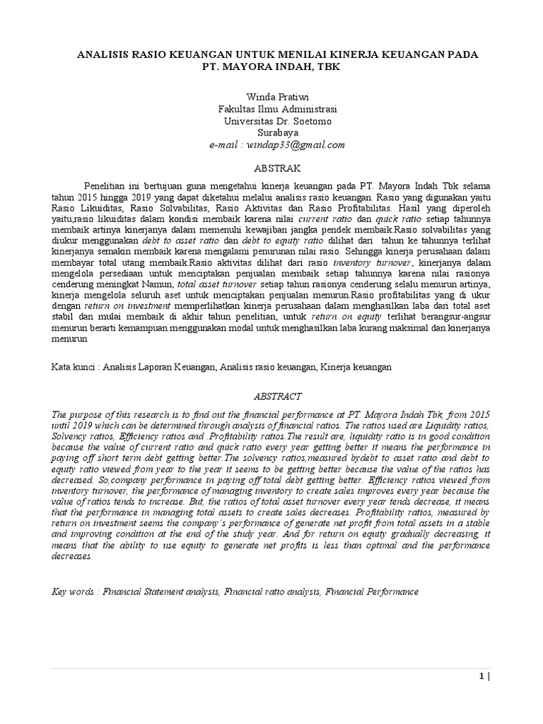 Draf Jurnal - Winda Pratiwi | PDF | Karier & Perkembangan | Pengelolaan Keuangan & Uang