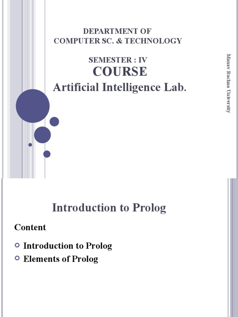 Introduction To Prolog | PDF
