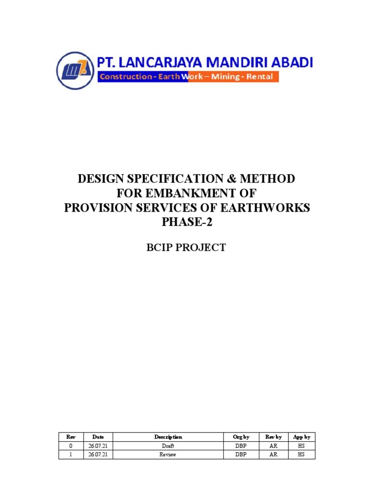 DESIGN SPECIFICATION LMA-BCIP Project | PDF | Teknologi & Rekayasa