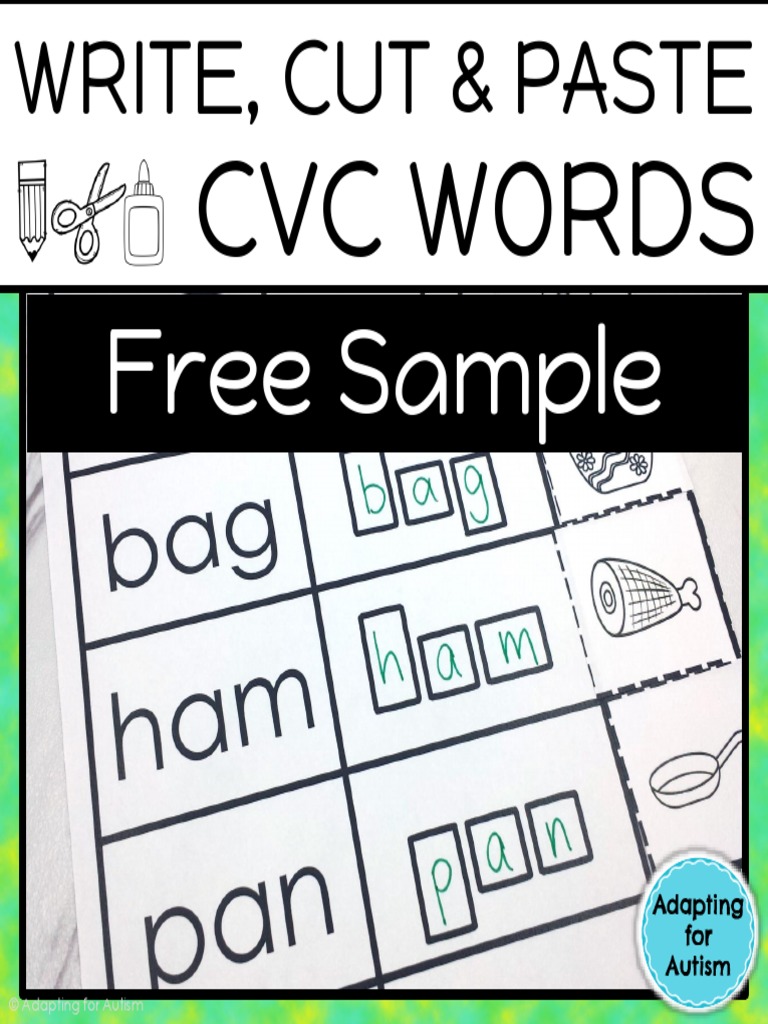 CVC Words: Free Sample | PDF | Copyright | Law