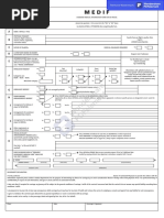 MEDIF Form for Air Travel Assessment | PDF | Surgery | Medicine
