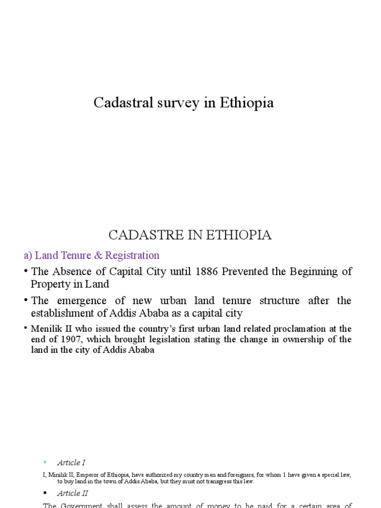 Chapter 1 Types of Cadastre | PDF | Law