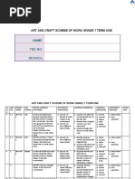 Art GD 1 Term 1 | PDF | Drawing | Learning
