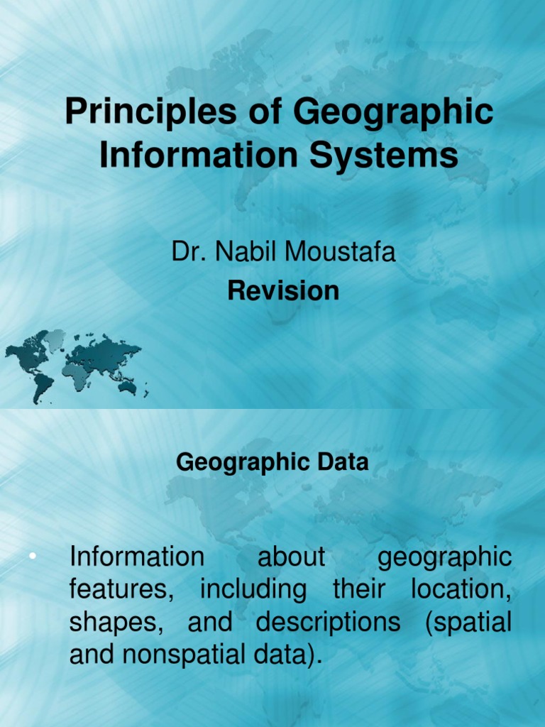 GIS Rev | PDF | Data Compression | Conceptual Model