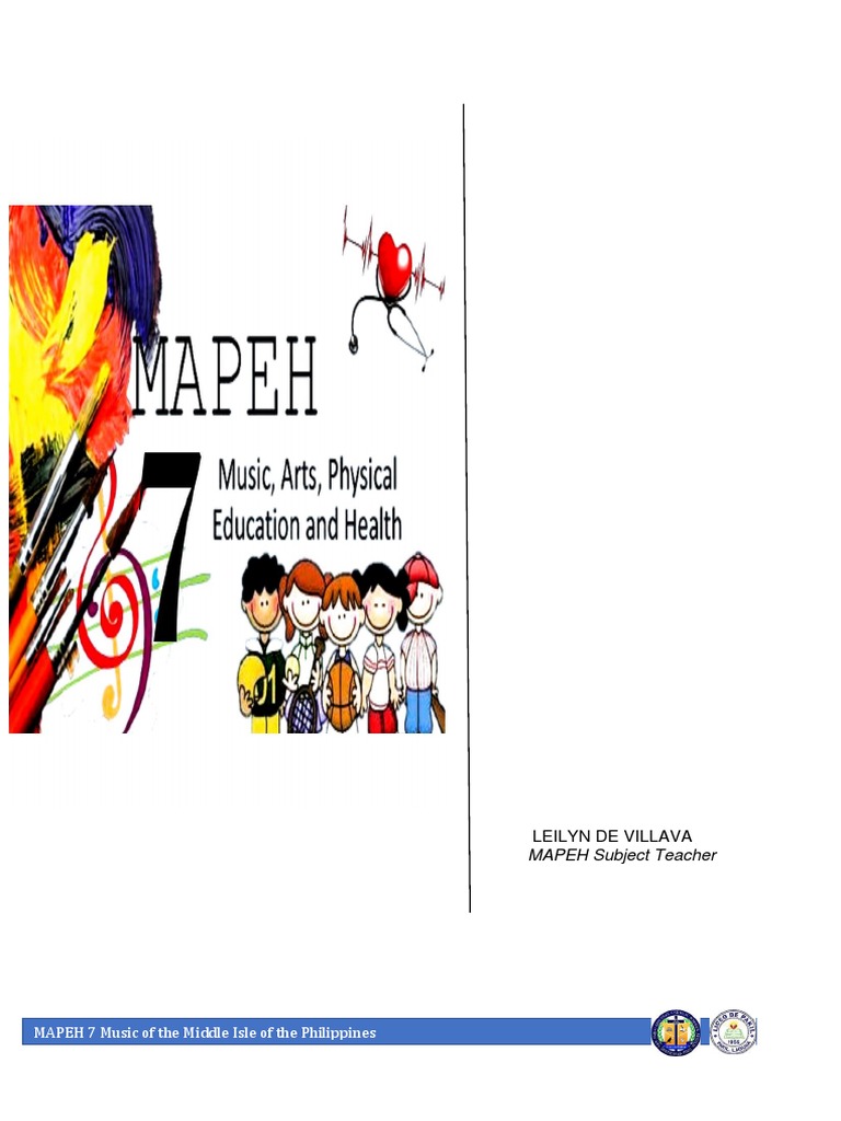 MAPEH 7 Music of The Middle Isle of The Philippines: Leilyn de Villava ...