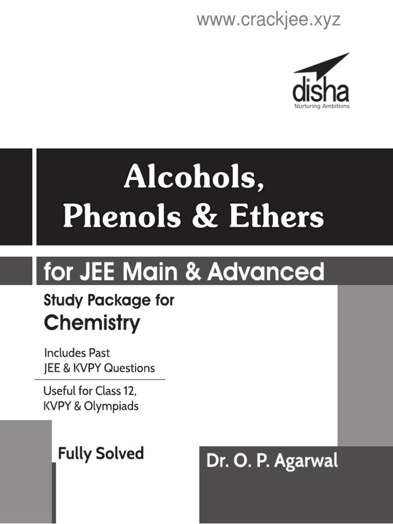 @iitjeeadvancedmaterial Alcohols, Phenols & Ethers | PDF | Alcohol | Ester