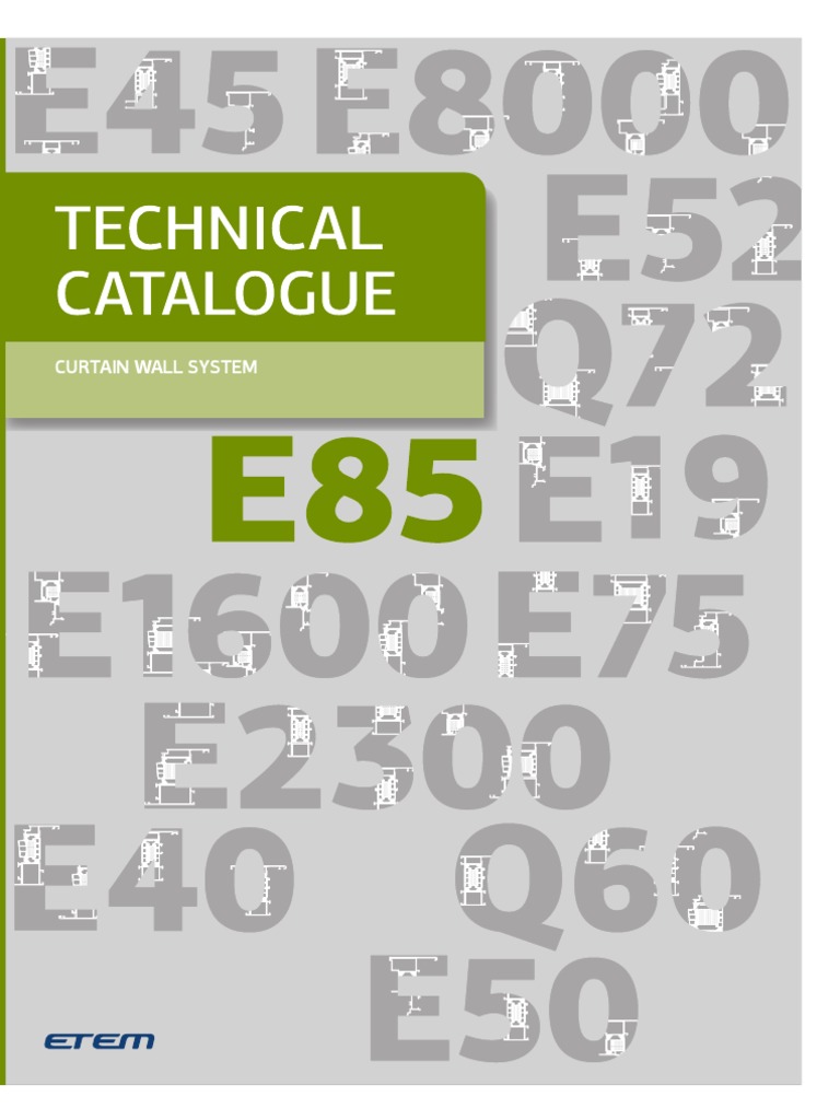 ETEM - E85 - Technical Catalogue | PDF | Aluminium | Strength Of Materials